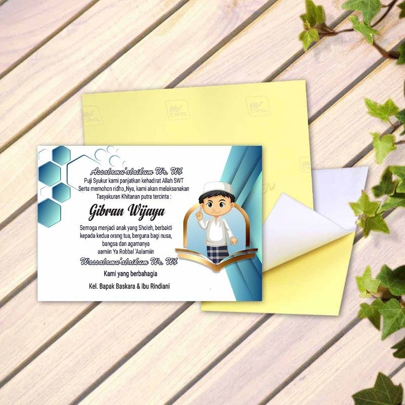 Jual Sticker Khitanan Stiker Nasi Kotak Khitanan Cetak stiker nasi ...