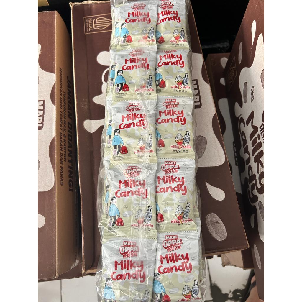 Jual Milky Candy Mari Oppa Berbagai Rasa 1 Renceng isi 10 bks Permen ...