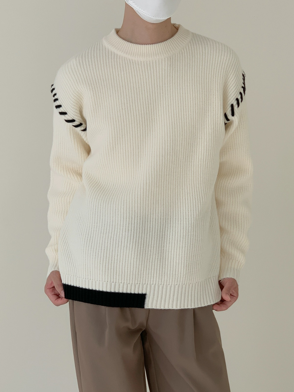 Jual GAEL KNITTED SWEATER (WHITE) | SWEATER RAJUT PRIA (PUTIH) | Shopee ...