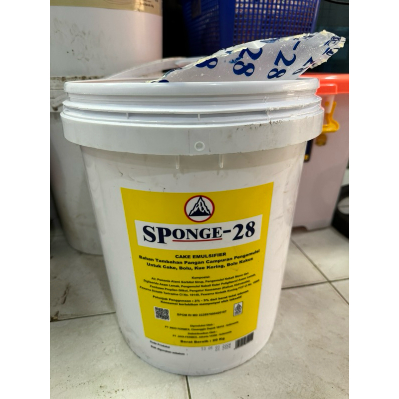 Jual SP SPONGE-28 / Cake Emulsifier Sponge-28 Repack 100gr | Shopee ...