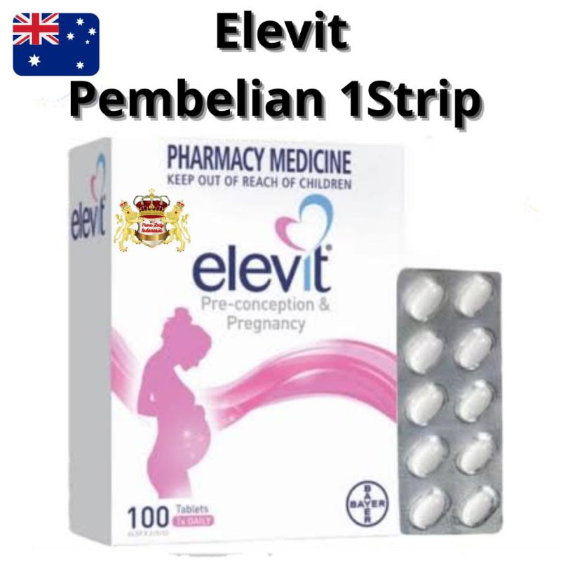 Jual ELEVIT Preconception & Pregnancy Pembelian 1 STRIP | Shopee Indonesia