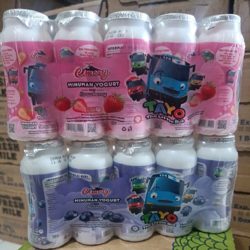 Jual Cimory tayo mini yogurt drink 65ml 1 pack isi 5 bisa ekspedisi reguler | Shopee Indonesia