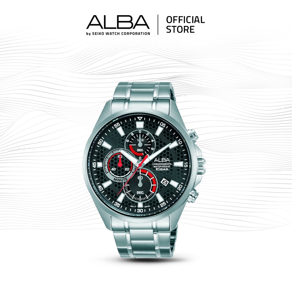 Jual Alba Active Jam Tangan Pria Chronograph AM3875 / AM3875X1 Quartz ...