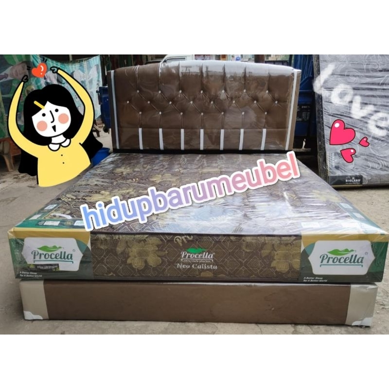 Jual Springbed Procella full 1 set / Spring bed Neo callista ekonomis ...
