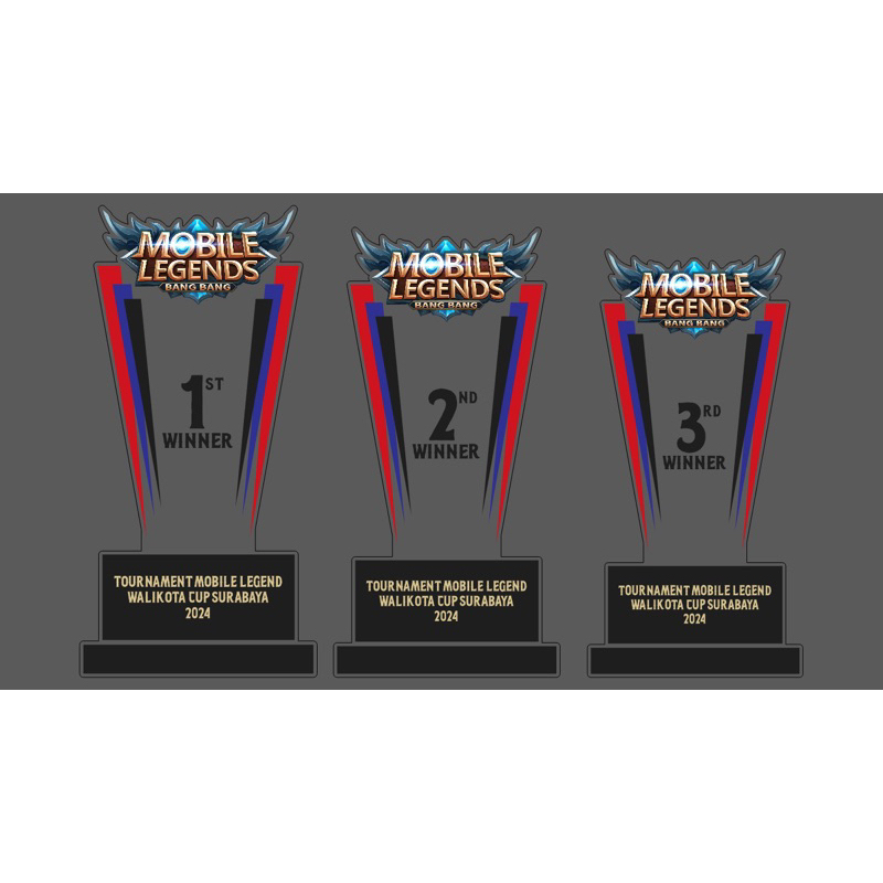 Jual Piala Mobile Legend Plakat E Sport Piala Mobile Legend Akrilik ...