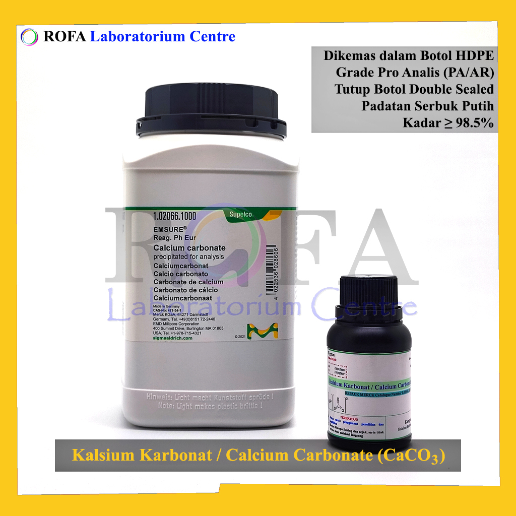 Jual Kalsium Karbonat / Calcium Carbonate / CaCO3 Pro Analisis Eceran 1 ...