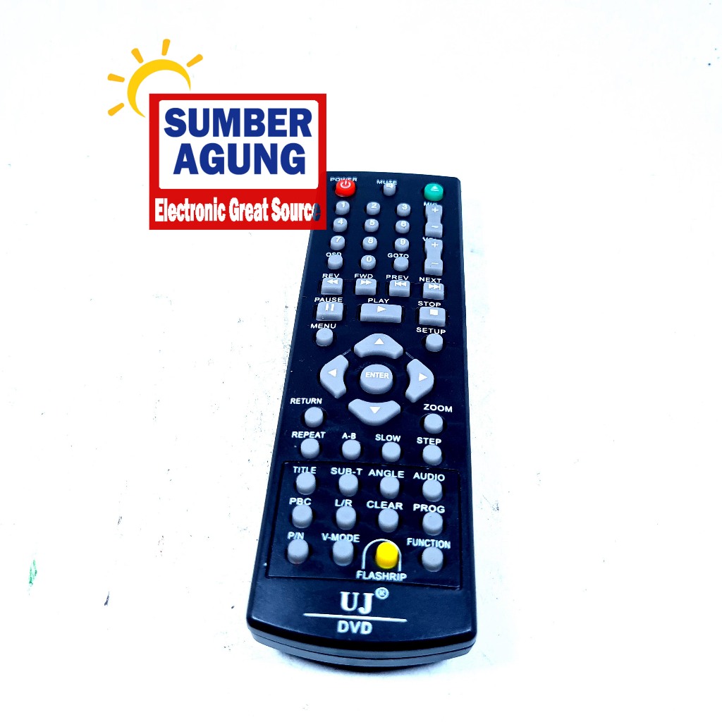 Jual Remot DVD Hitam Universal UJ Baoji VCD VCD Player Remote Control ...