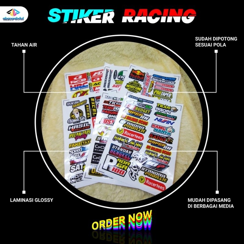Jual STIKER RACING MOTOR MOBIL SPONSOR | Shopee Indonesia