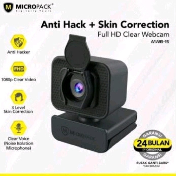 Jual Micropack Pro Stream Webcam 2 Mwb-15 Usb Type C Connector FullHD ...