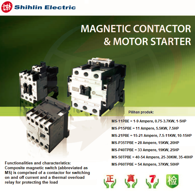 Jual Direct Online Motor Control Starter Magnetic Switch Contactor Push ...