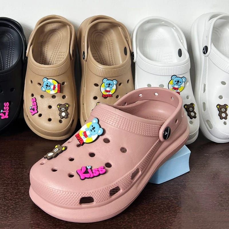 Jual KKY-Sandal Kodok Baim Anak Koya Kiss Wanita Classic Bae Clog ...