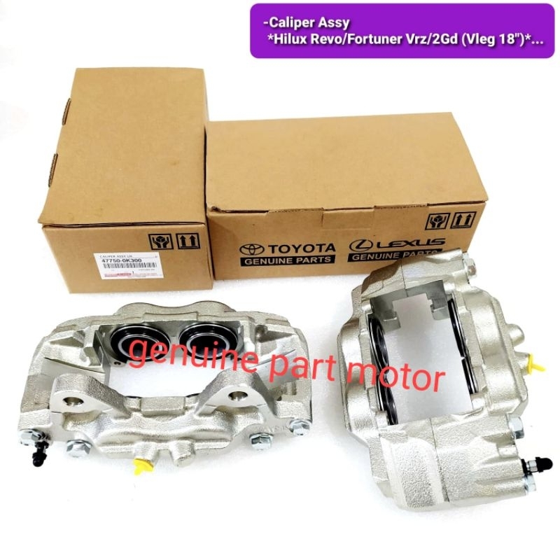 Jual CALIPER ASSY RUMAH CAKRAM HILUX REVO/FORTUNER VRZ 2GD VLEG"18 KIRI ...