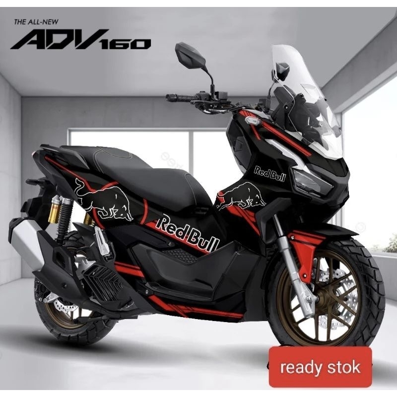 Jual Decal stiker variasi motor honda adv160 new striping fullbody | Shopee Indonesia