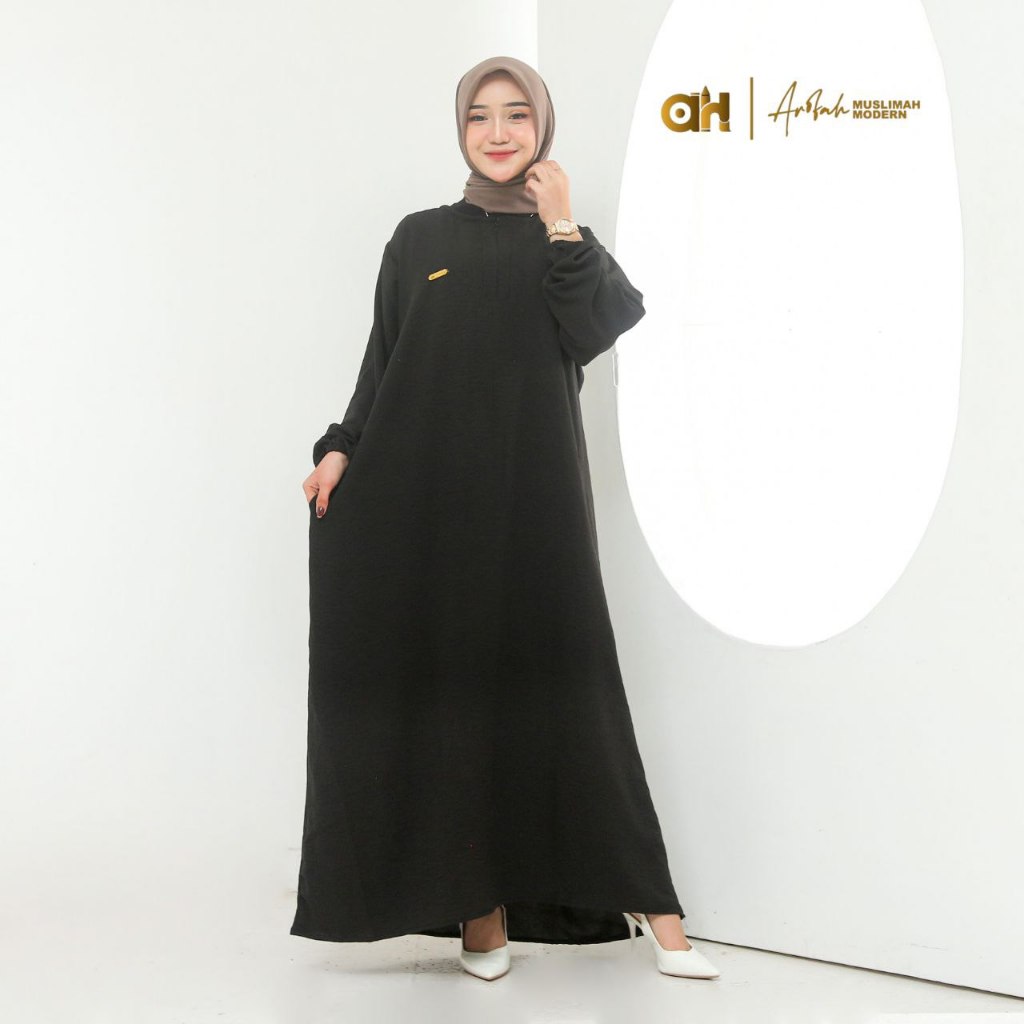 Jual Semi Abaya Crinkle LD 130CM / gamis terbaru 2024/Gamis Jumbo ld 130 / Gamis Crinkle Premium ...