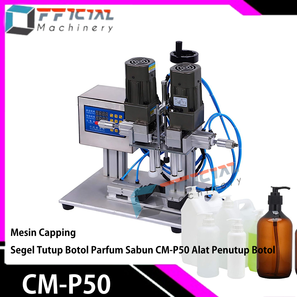 Jual Mesin Capping Segel Tutup Botol Parfum Sabun CM-P50 Alat Penutup ...