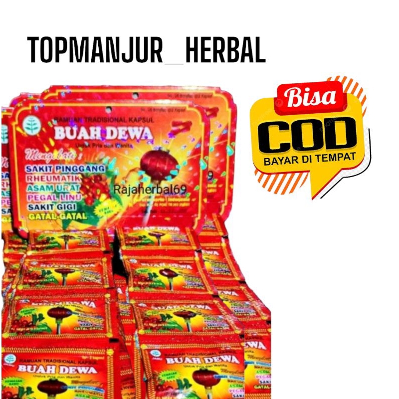 Jual KAPSUL BUAH DEWA ORIGINAL 1 PAPAN | Shopee Indonesia
