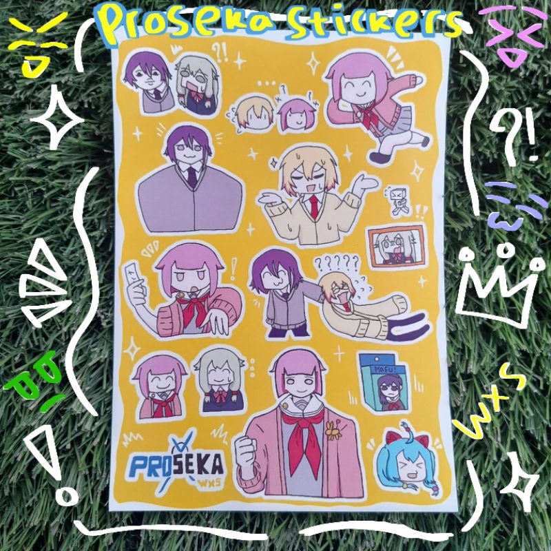 Jual Project Sekai Sticker Sheet "Proseka WXS" Art by: Akizuki24_store ...