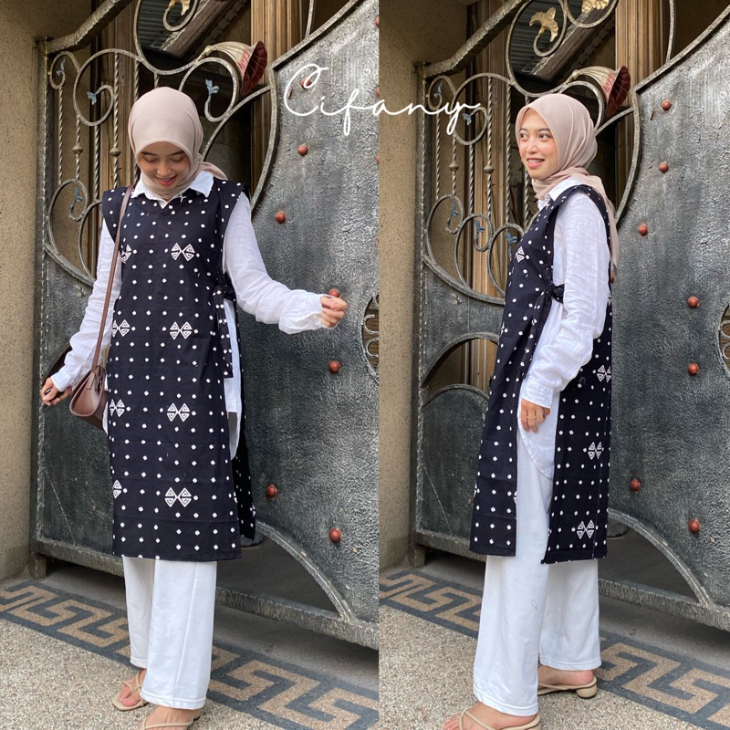 Jual Vest Batik - baju batik kerja - outer batik kekinian - baju ...