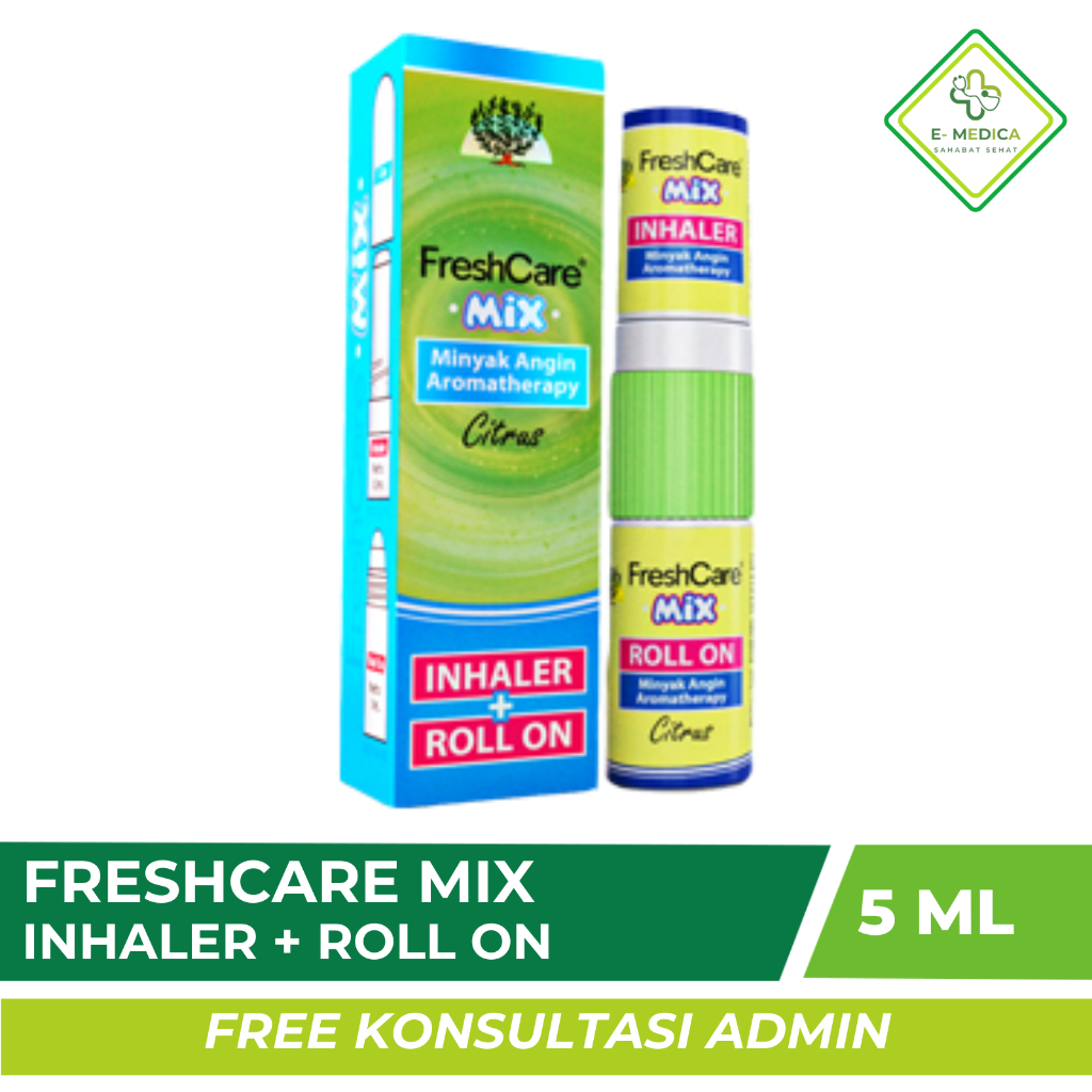 Jual Freshcare Mix Inhaler + Roll On 5 ml - Minyak Angin Aromaterapy ...