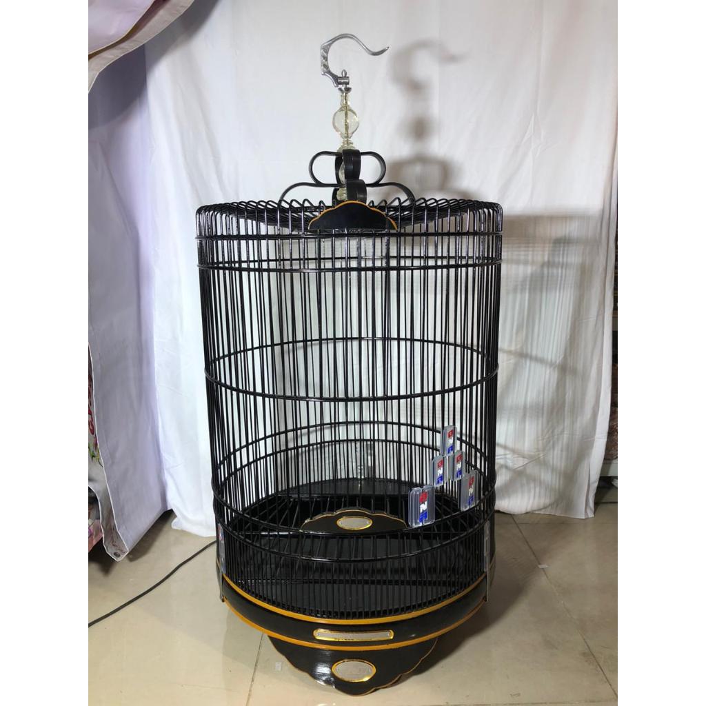 Jual Sangkar Murai BnR No 2 Hitam Klasik Logo Baru BnR | Shopee Indonesia