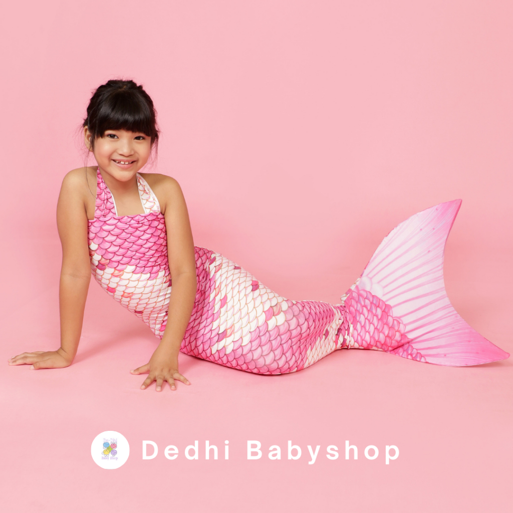 Jual Baju Renang Putri Duyung Kostum Mermaid Koi Pink - Made in Indonesia | Shopee Indonesia