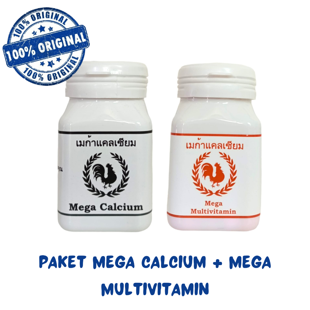 Jual PAKET MEGA CALCIUM + MEGA MULTIVITAMIN - vitamin ayam | Shopee ...