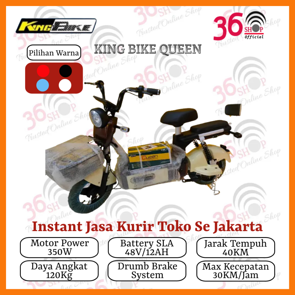 Jual Sepeda Listrik King Bike Queen Electric Garansi Resmi | Shopee ...