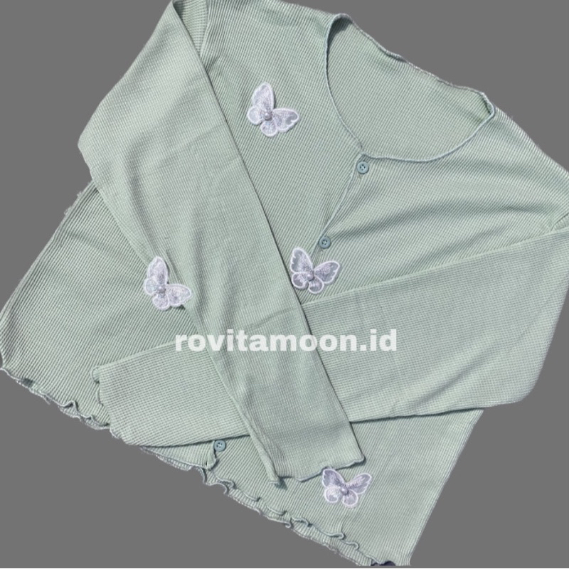 Jual FREE JEPITAN | Cardigan Kancing | Cardigan Butterfly | Cardigan ...