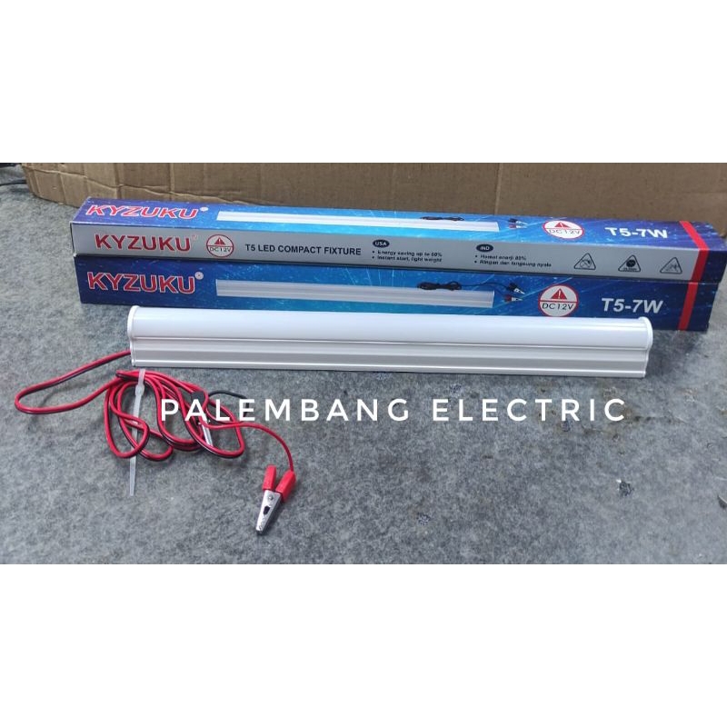 Jual Lampu neon TL T5 LED DC 12 V 7 watt 12 watt / LED tube aki T5 ...