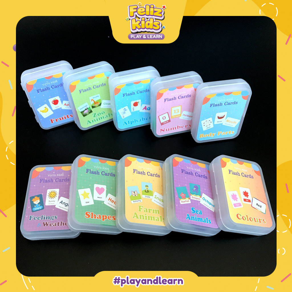Jual [FELIZKIDS] [FC02] Mainan Flash Card Anak Kartu Pintar Edukasi ...