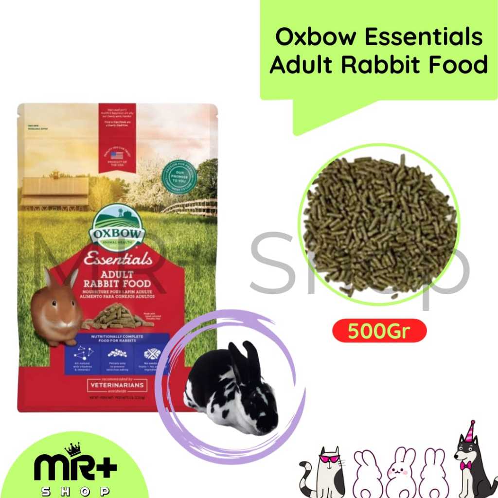 Jual Makanan Kelinci OXBOW ADULT Rabbit 500gr Rabbit Food Pellet 500gr ...