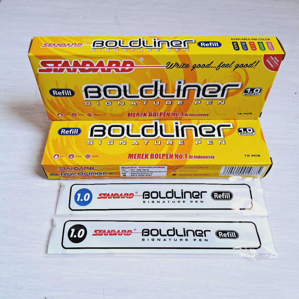 Jual REFILL PULPEN BOLDLINER 1.0 STANDARD SIGNATURE PEN ( 1 pcs ...