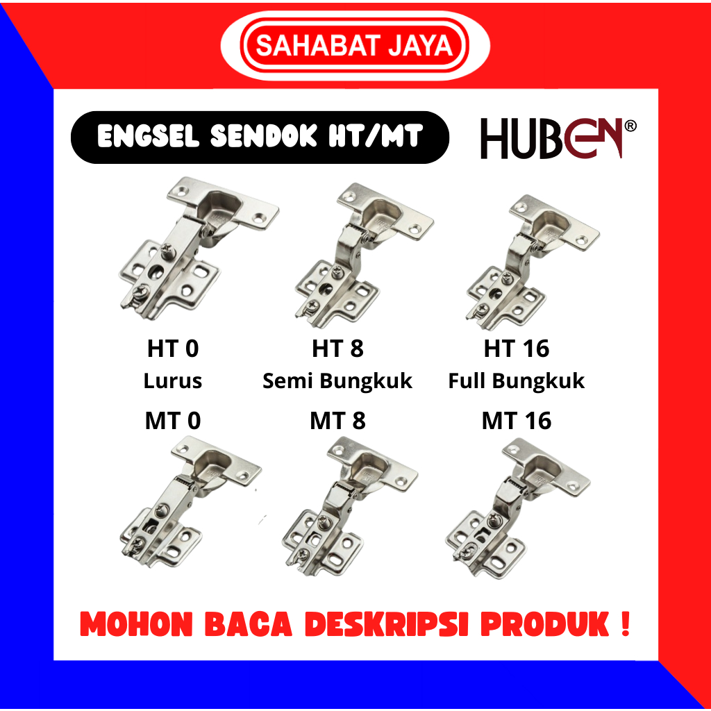Jual HUBEN ENGSEL SENDOK PINTU LEMARI HINGES DIAMETER 35 HT/MT | Shopee ...
