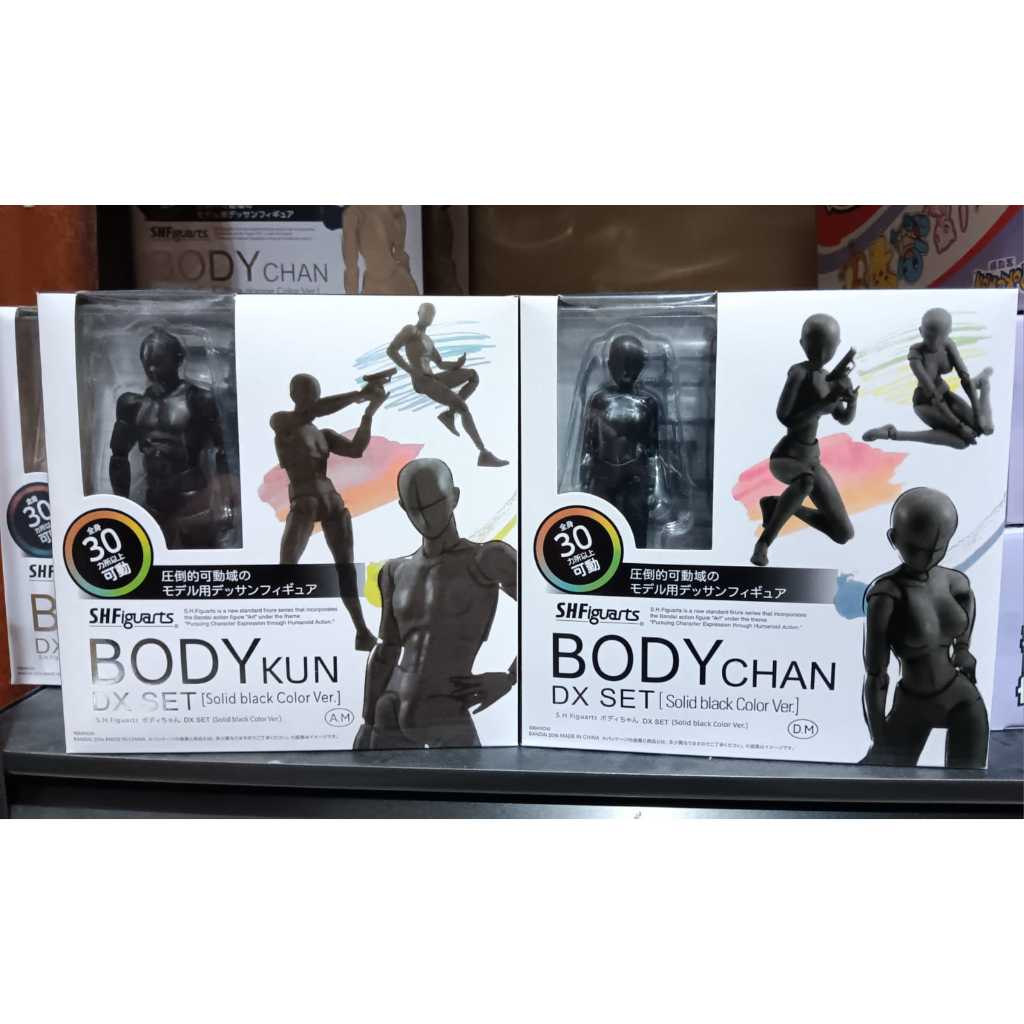 Jual SHF BODY KUN BODY CHAN DX Set SOLID BLACK Color Ver | Shopee Indonesia