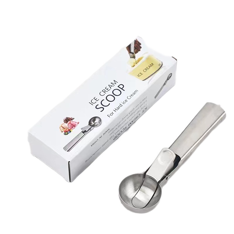 Jual aiGooTan - SENDOK ES KRIM PREMIUM - Ice Cream Spoon Stainless Steel Sekop Skop Buah Fruit ...