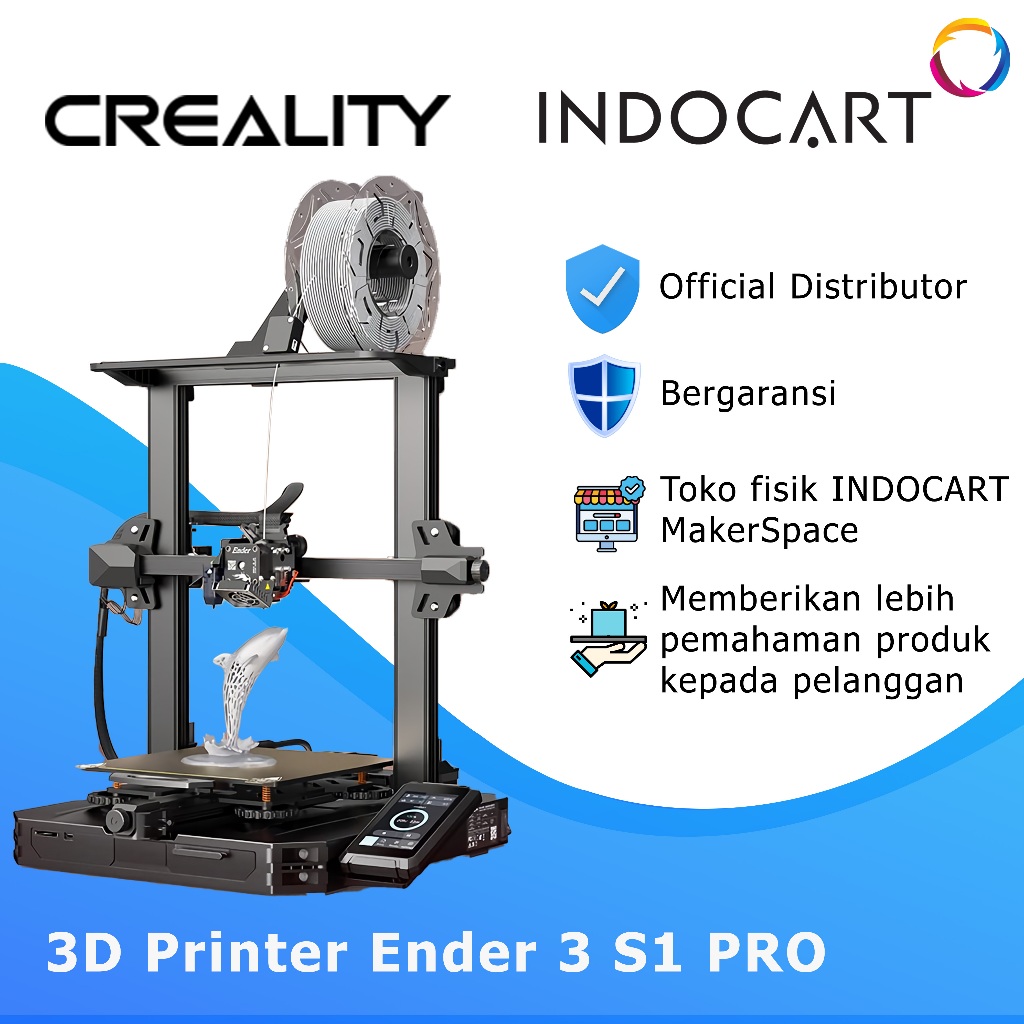 Jual 3D Printer Creality Ender 3 S1 PRO Versi Terbaru Garansi Resmi | Shopee Indonesia