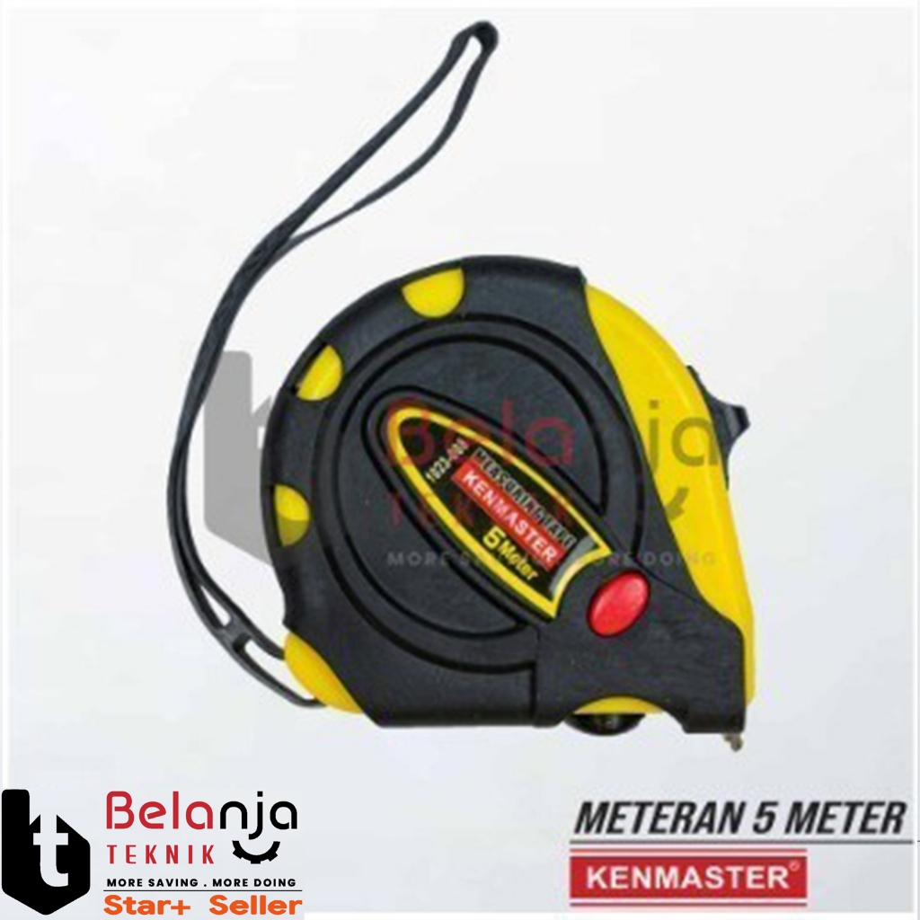 Jual Kenmaster Meteran 5 Meter Meteran Tukang 5M Measuring Tape Alat ...