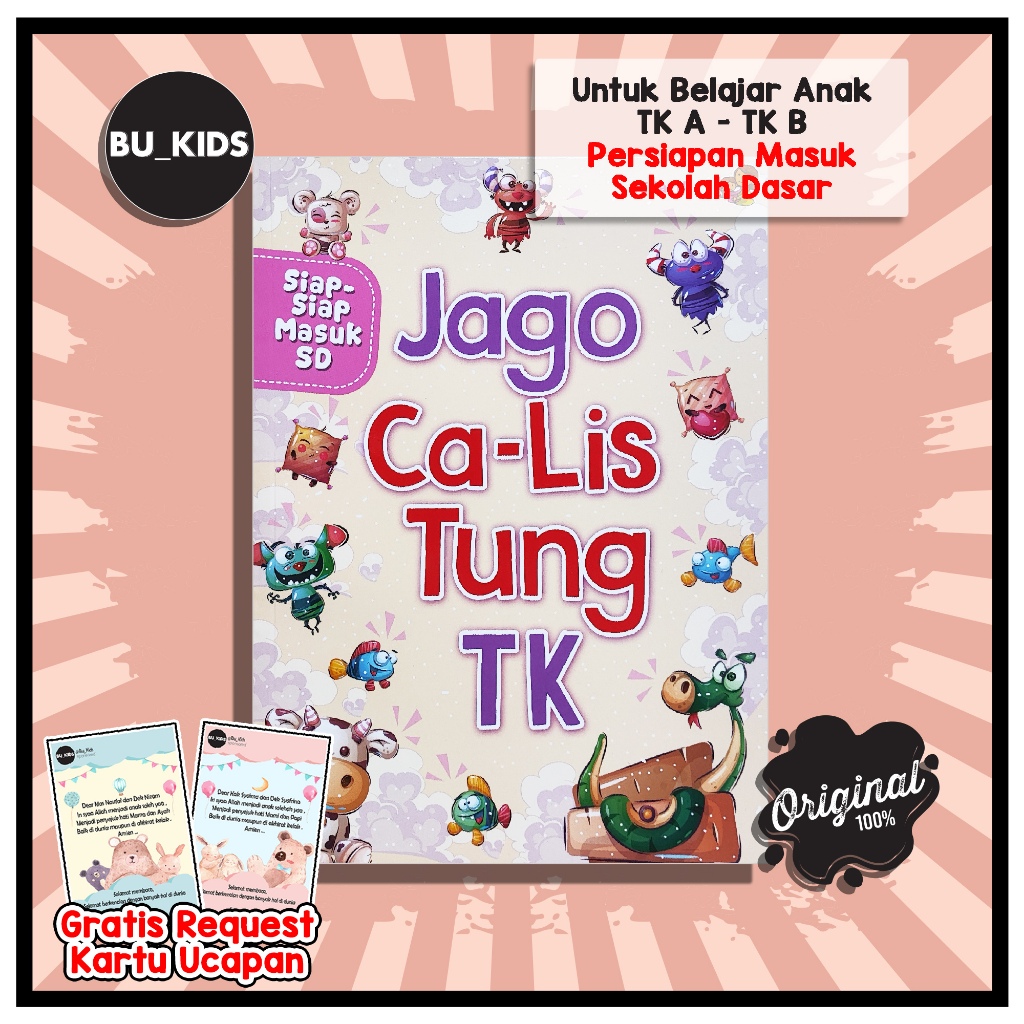 Jual Buku Calistung Persiapan Masuk SD Jago Calistung Anak Tk Paud ...
