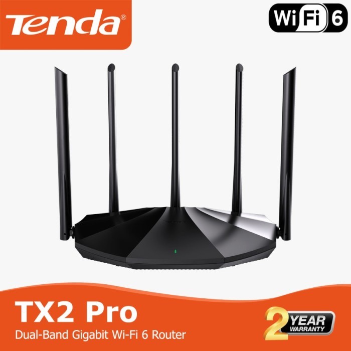 Jual TENDA TX2 PRO DUAL-BAND GIGABIT WI-FI 6 ROUTER | Shopee Indonesia