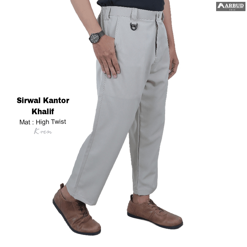 Jual SIRWAL ARBUD - Sirwal Kantor KHALIF Celana Pria Formal Ankle Pants ...