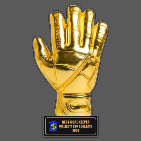 Jual Piala Best Keeper Plakat Best Keeper Akrilik Custom Kiper Terbaik ...