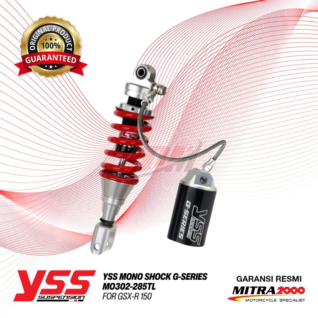 Jual YSS Mono Shock G-Series GSX-R 150 (MO302-285TL) | Shopee Indonesia
