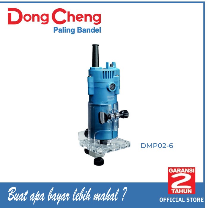 Jual DONGCHENG DMP02-6 Mesin Profil Kayu Trimmer 6mm / DONGCHENG DMP 02 ...