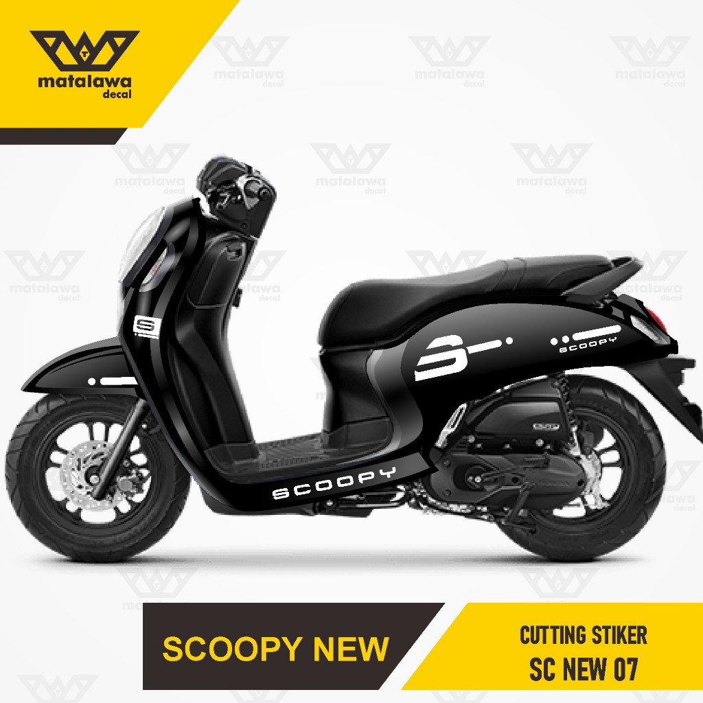 Jual Sticker Cutting All Bodi Scoopy life and style Stiker Timbul Full ...