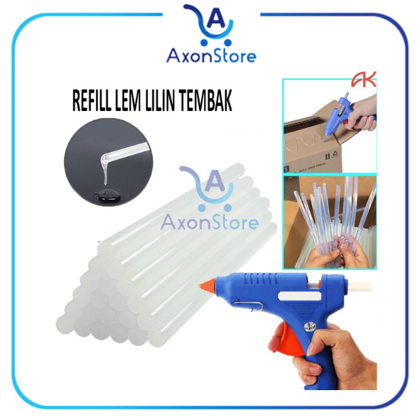 Jual 1 KG Refill Isi Lem Tembak Besar Lem Bakar 11mm | Shopee Indonesia