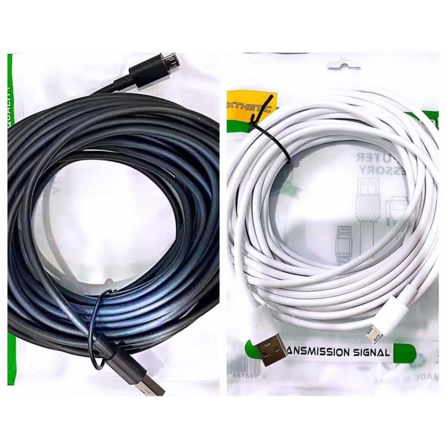 Jual Exthetic EK10 High Speed Cable Micro 10 Meter / Kabel Data CCTV DLL | Shopee Indonesia