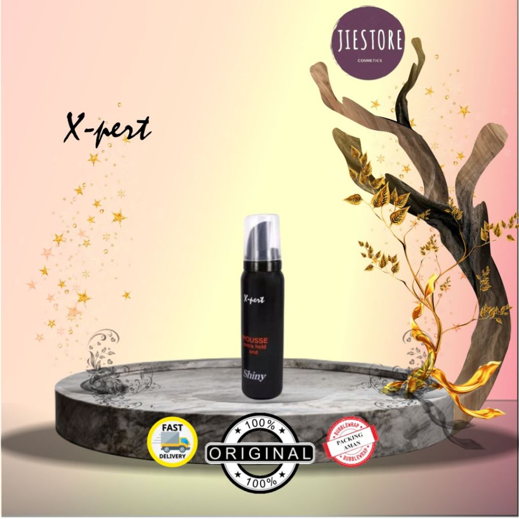 Jual X-pert / xpert Mousse Extra Hold and Shiny Foam Rambut 100ml ...