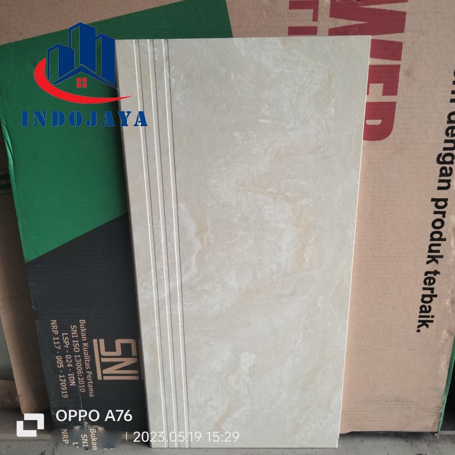 Jual keramik tangga motif marmer 30x80 30x120 granit custom ukuran list ...