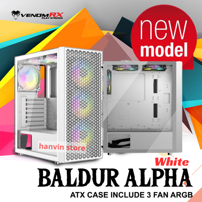 Jual Casing VenomRX Baldur Alpha White | Shopee Indonesia