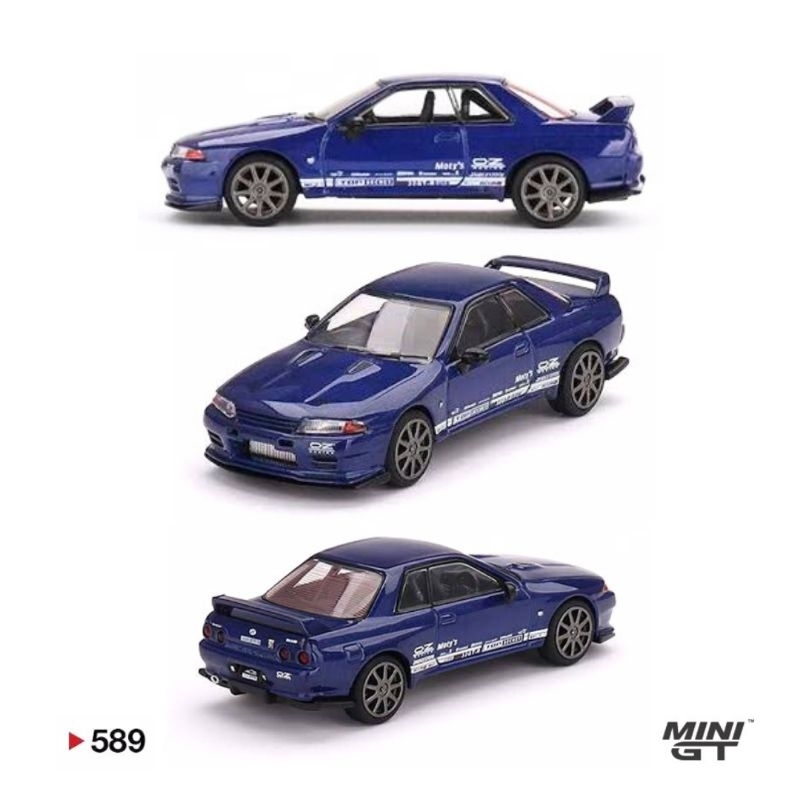 Jual Mini GT 589 - Nissan Skyline GT-R Top Secret VR32 Metallic Blue ...